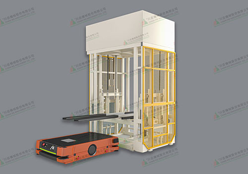 Short stroke lifter (AGV automatic loading and unloading operation)